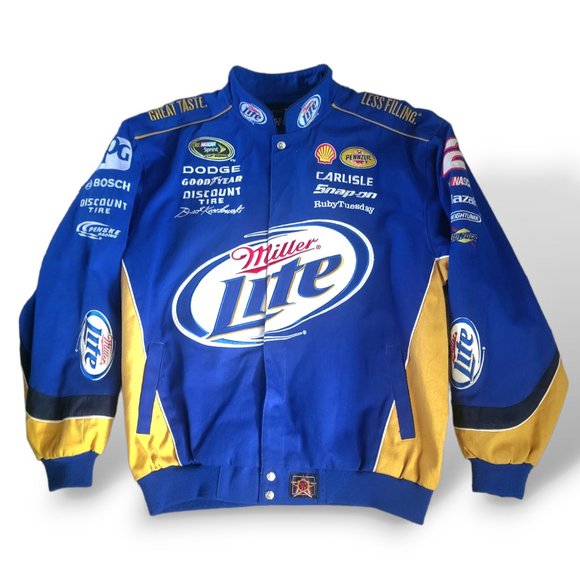 Jh Design | Jackets & Coats | Brad Keselowski 2 Miller Lite Sponsors ...